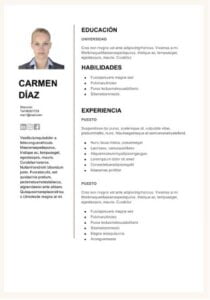 Machote Curriculum Vitae Costa Rica Word 2025