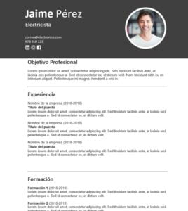 Machote Curriculum Vitae Costa Rica Word 2025